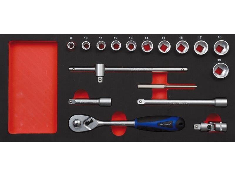 3/8" xi-on socket inlay 17pcs, 81,37